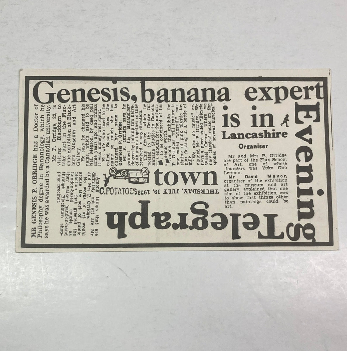 Banana, Anna; Genesis P-Orridge; General Idea, etc - Banana Rag #10 (1 ...
