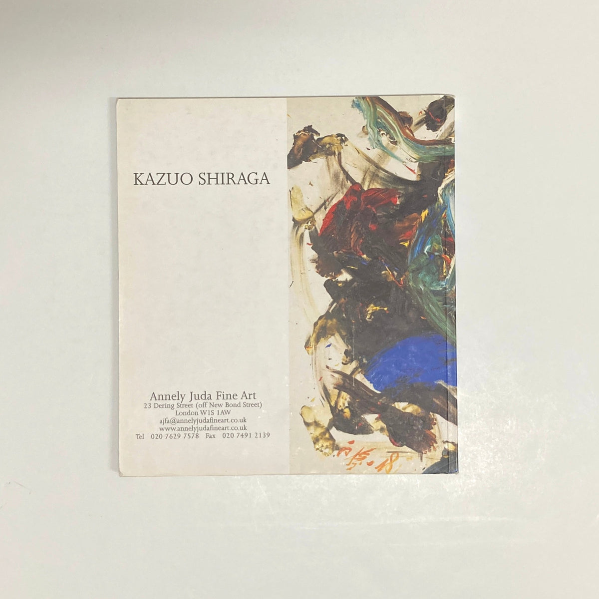 Shiraga, Kazuo - Kazuo Shiraga: Paintings and Watercolors 1954-2007 ...
